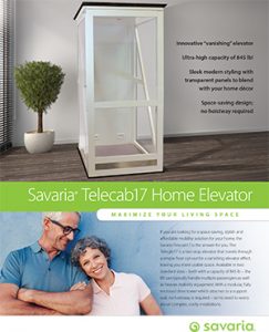 Savaria Telecab 17 Shaftless Elevator - HomeElevators.com