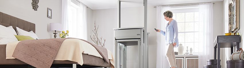 Stiltz Trio Alta Wheelchair Accessible Elevator | HomeElevators.com